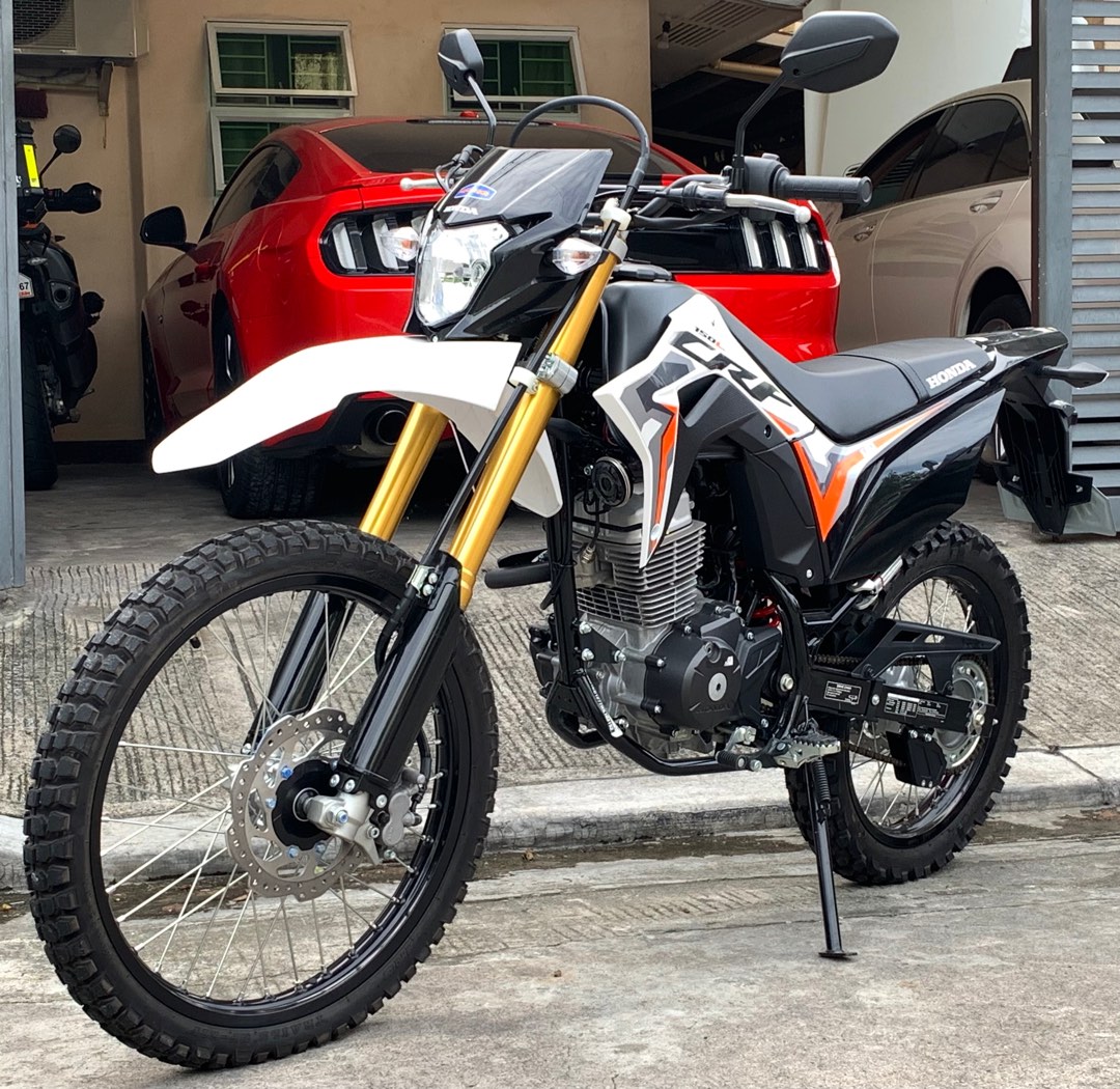 2022 Honda CRF150L 300kms only, Motorbikes, Motorbikes for Sale on Carousell