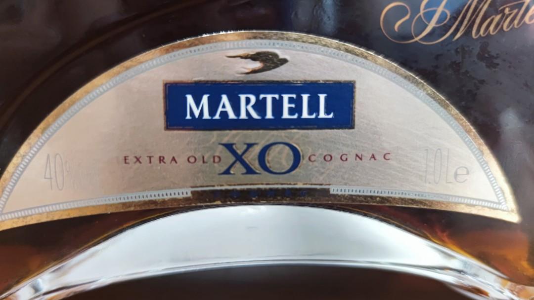 ~20 years 1 liter Martell XO Extra Old Cognac, Food & Drinks, Beverages on Carousell