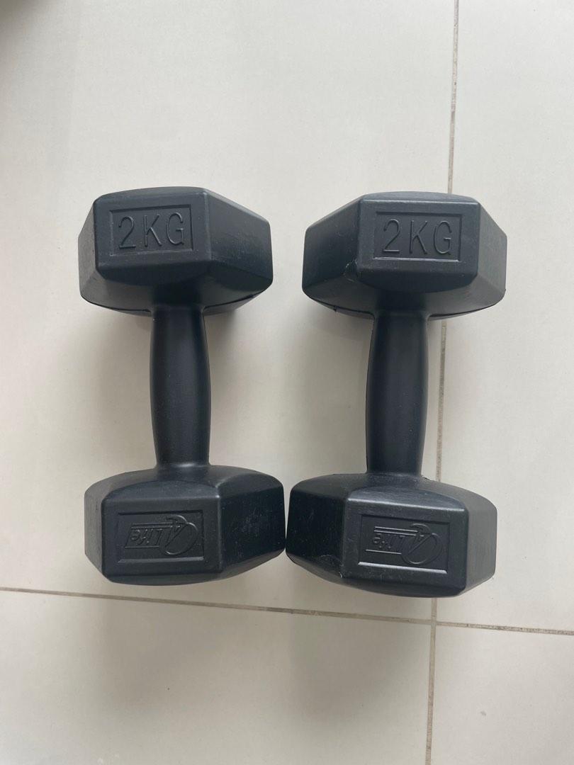 2kg dumbbells set, Sports Equipment, Exercise & Fitness, Weights ...