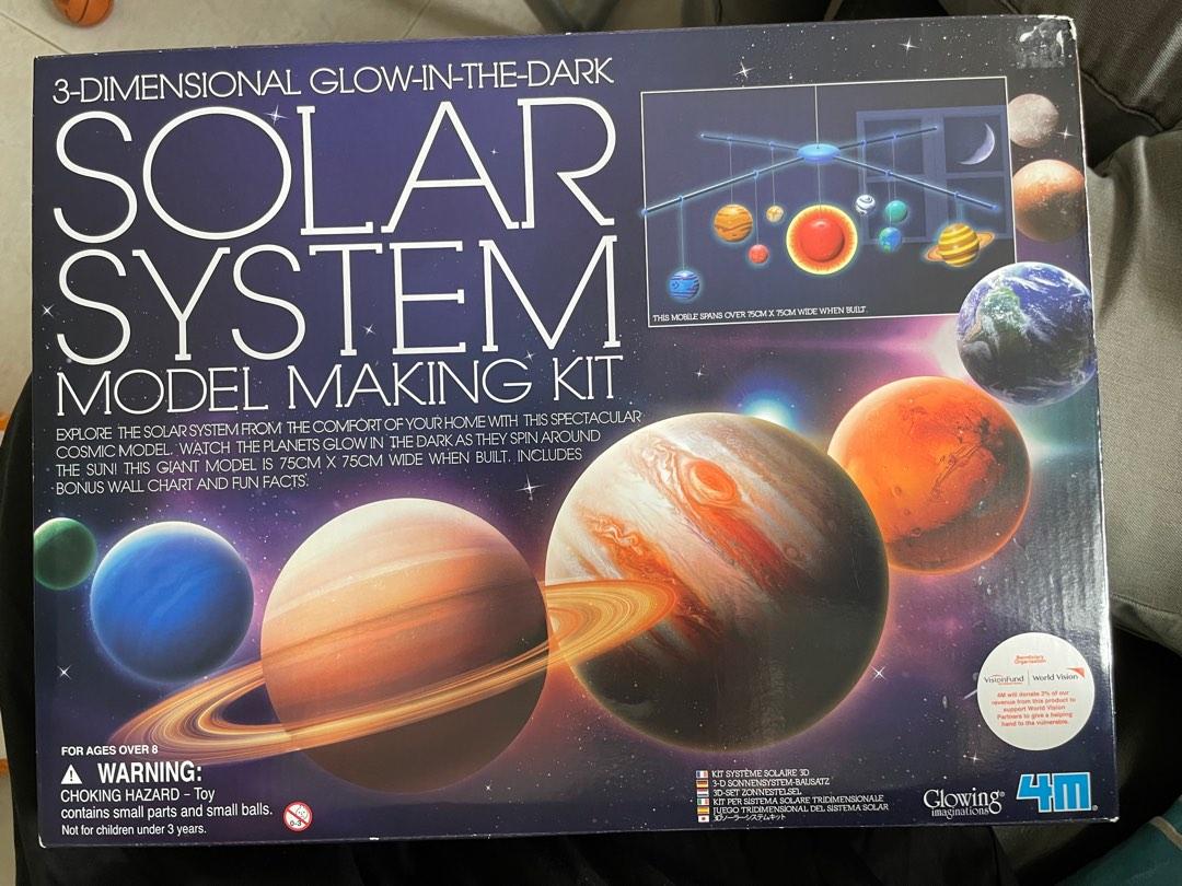 4M 3D Solar System model making kit., 興趣及遊戲, 玩具 & 遊戲類 - Carousell