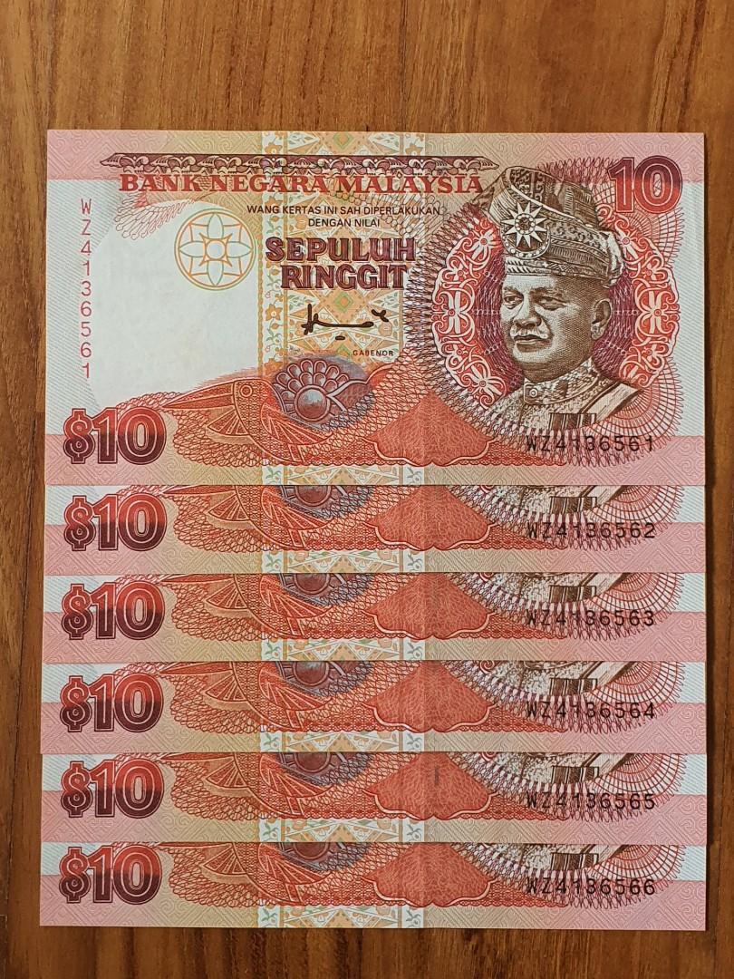 6 Runs 7th Series Malaysia RM10 Banknote., Hobbies & Toys, Memorabilia ...