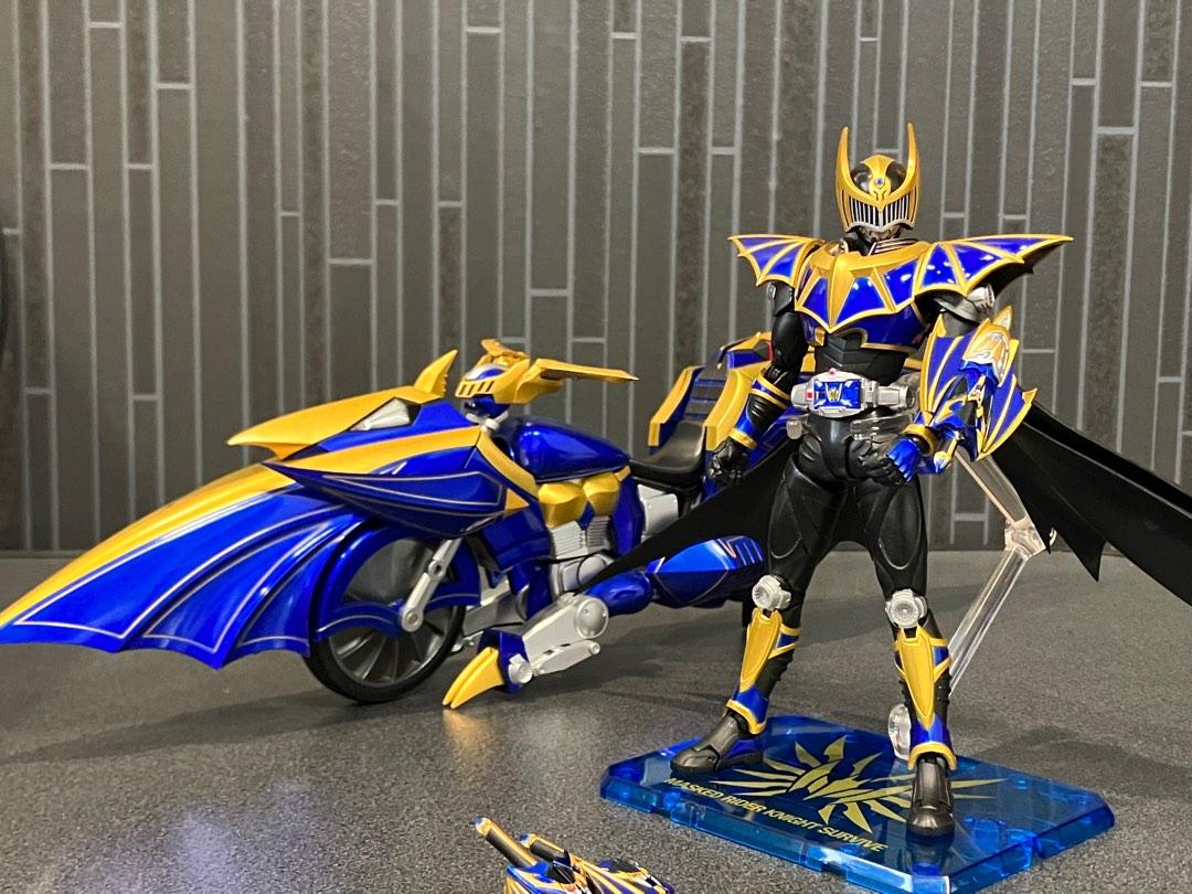 冇盒 二手 SHF S.H.Figuarts Masked Rider Knight Survive and Darkraider 幪面超人夜 ...