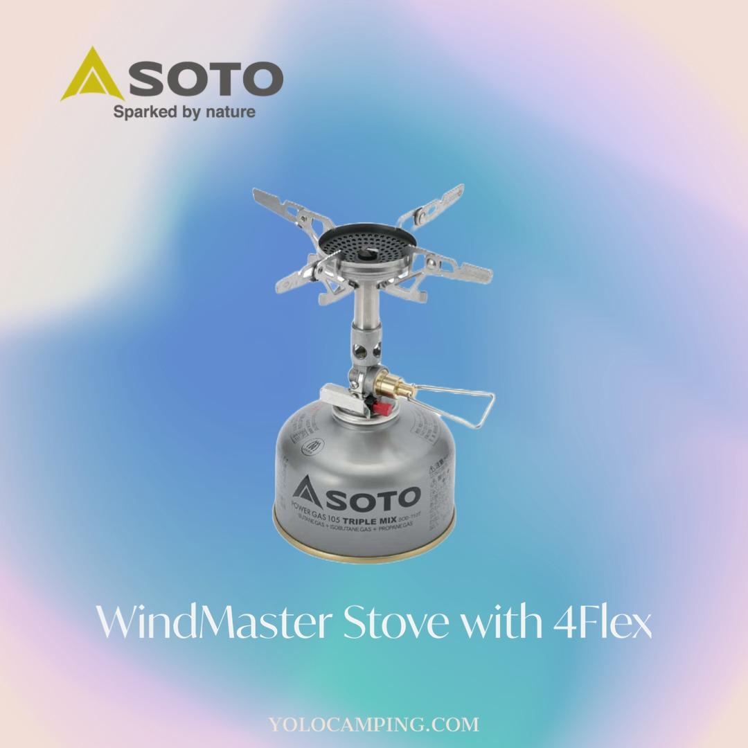 現貨 Soto WindMaster OD-1RXN w/ micro regulator stove 防風爐連四腳架, 運動產品, 行山及 ...
