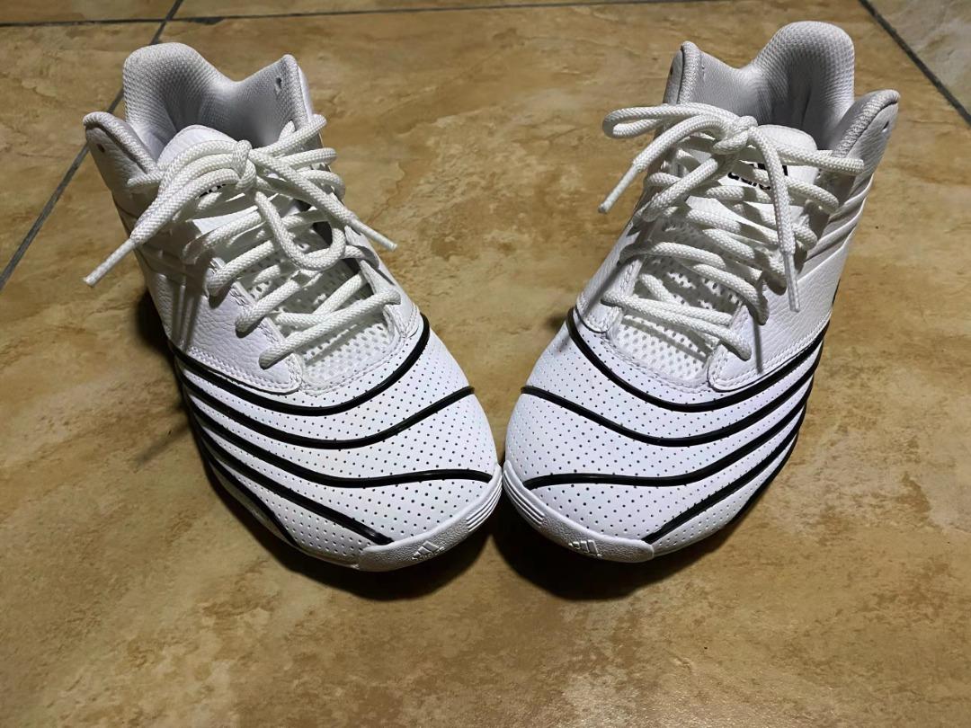 Adidas Return of the Mac Actual basketball shoes black and white ...