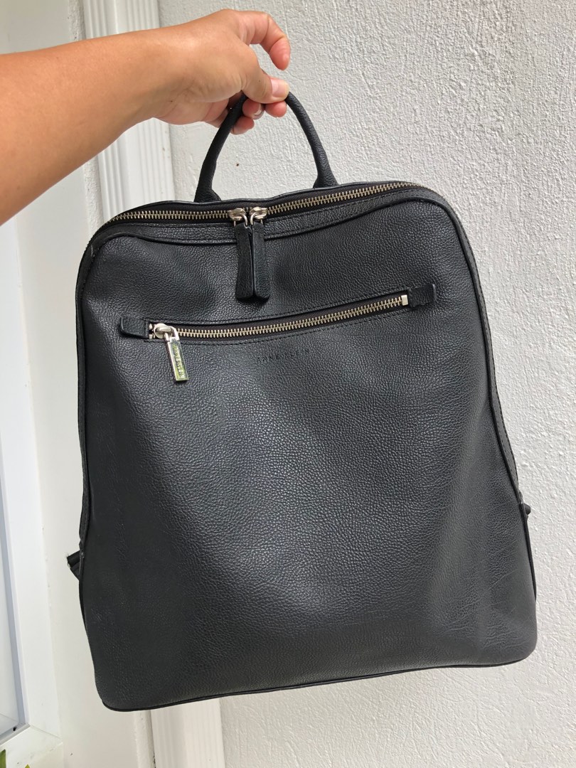 Anne Klein leather backpack bag with etiketa, Women's Fashion, Bags ...