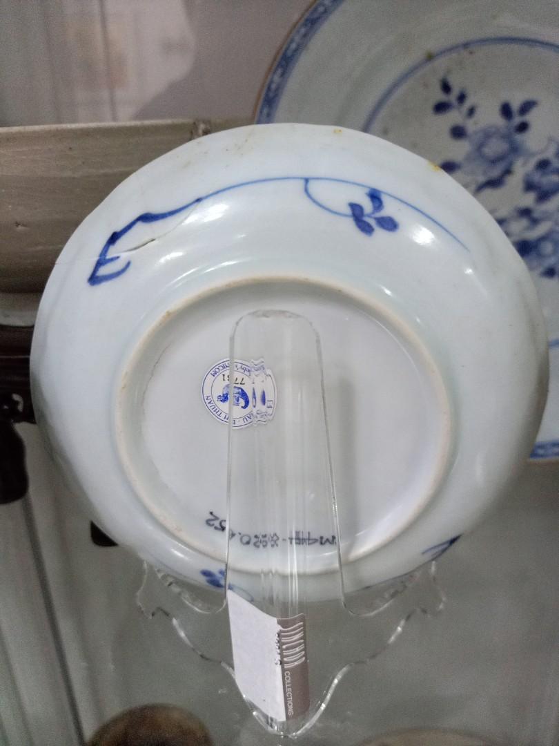 Antique blue white saucer, Hobbies & Toys, Collectibles & Memorabilia, Vintage Collectibles on ...