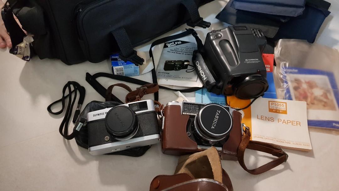 Antique old school film camera collector, Photography, Cameras on Carousell