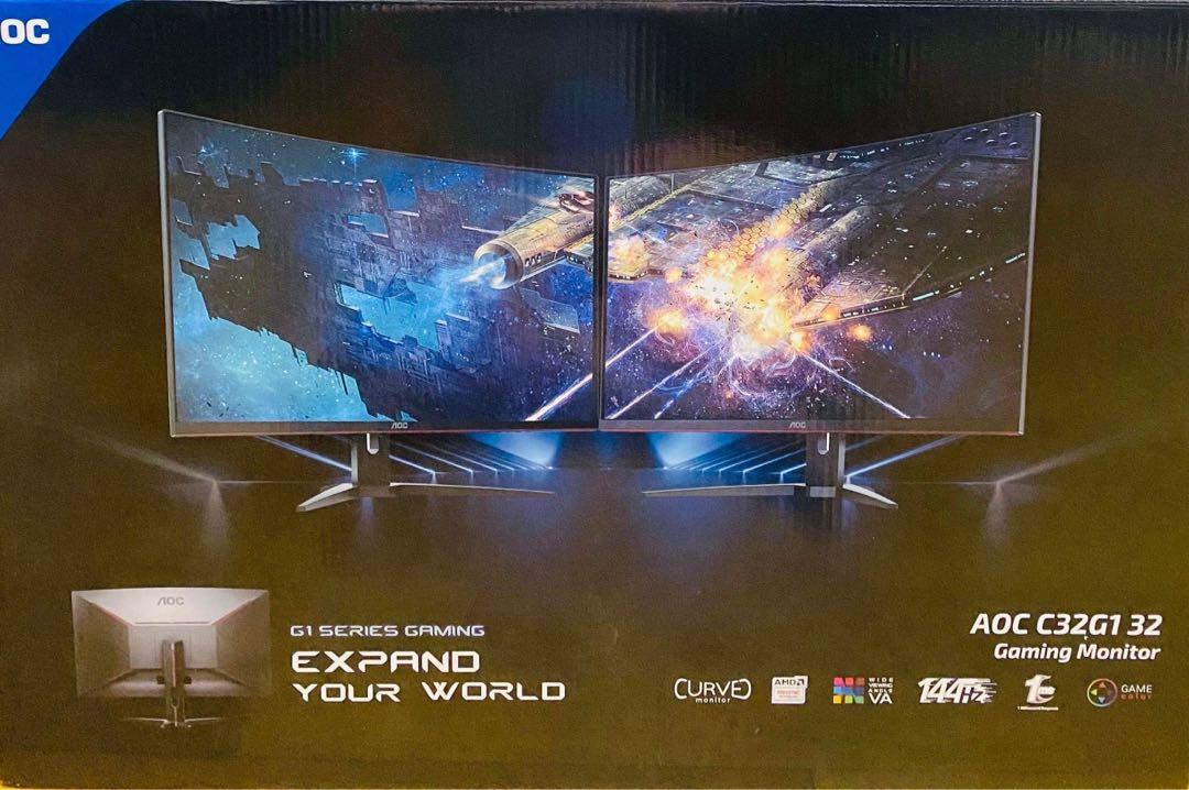 AOC 32 inch Full HD gaming monitor, Computers & Tech, Parts ...