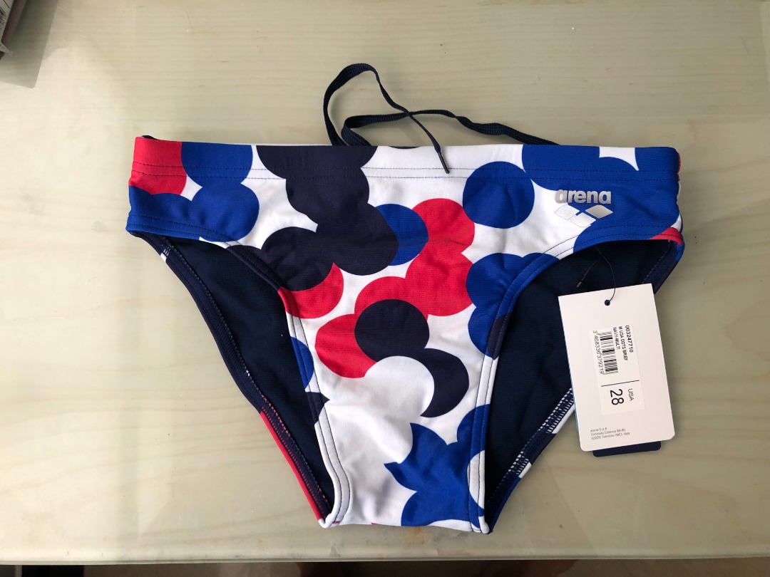 Arena USA swimming brief trunks, Men's Fashion, Bottoms, Swim Trunks ...
