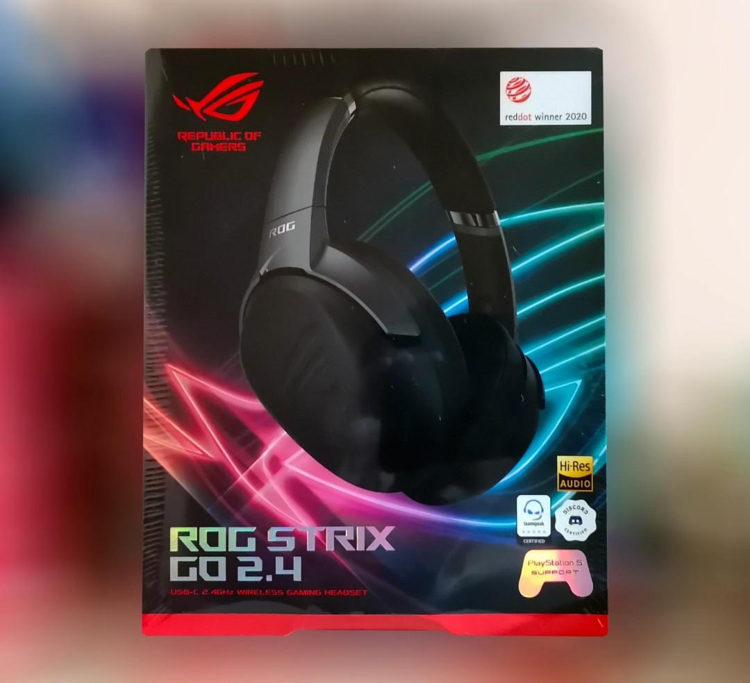 ASUS ROG STRIX GO 2.4 WIRELESS GAMING HEADSET, Audio, Headphones ...