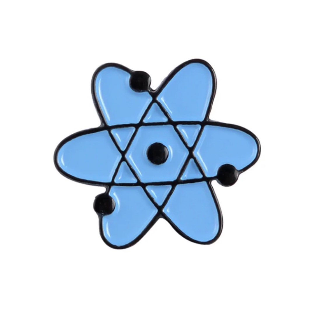 Science Atomic Structure Pin, Hobbies & Toys, Stationery & Craft, Other ...