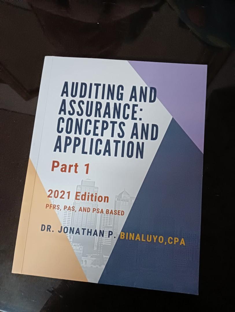 Auditing And Assurance Concepts And Application By Jonathan Binaluyo Hobbies And Toys Books
