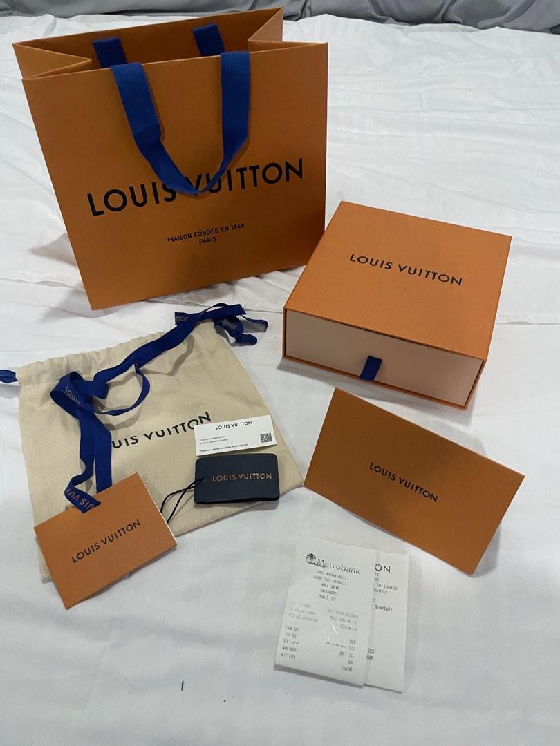 Authentic Louis Vuitton belt box, paperbag, dustbag and receipt and ...