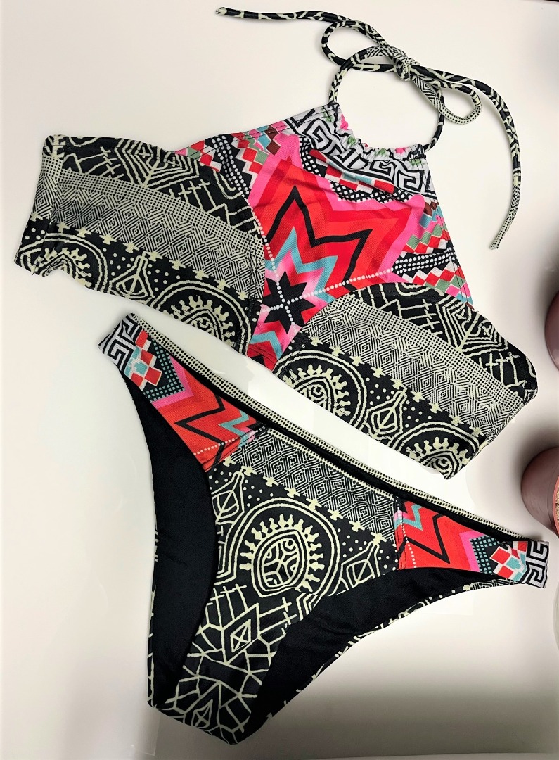 Aztec Print Bikini, Women's Fashion, Swimwear, Bikinis & Swimsuits on ...