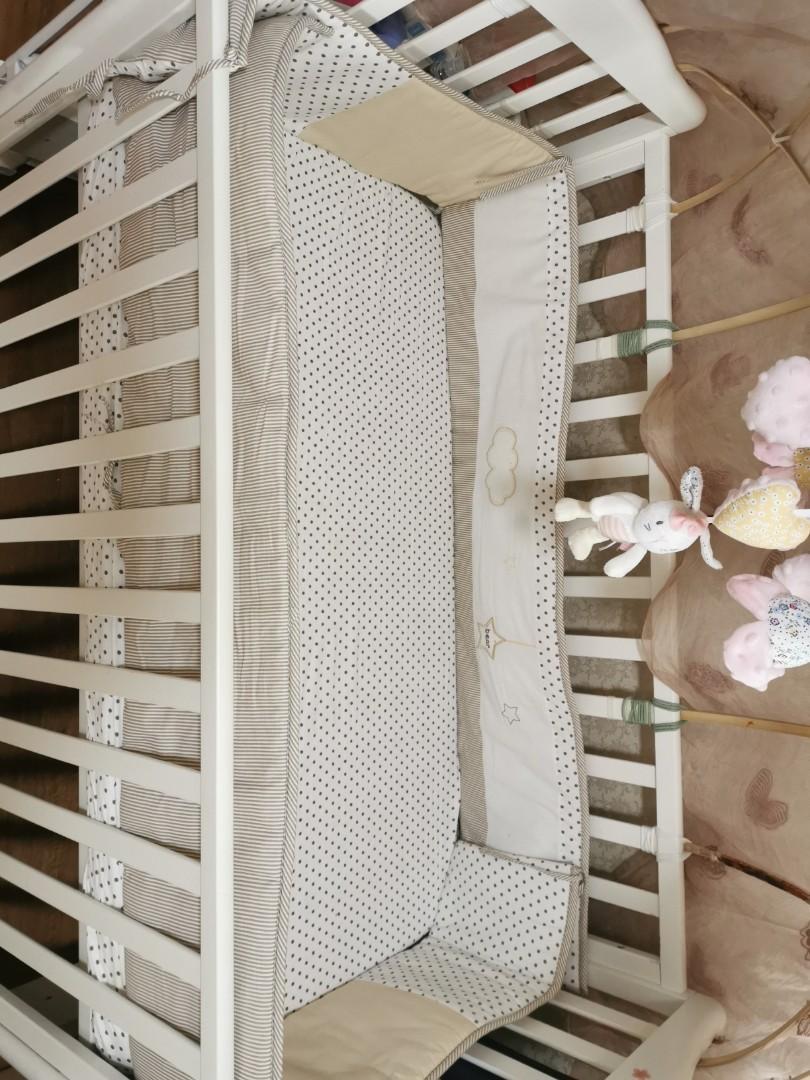 Baby cot with removable canopy, Babies & Kids, Baby Nursery & Kids ...
