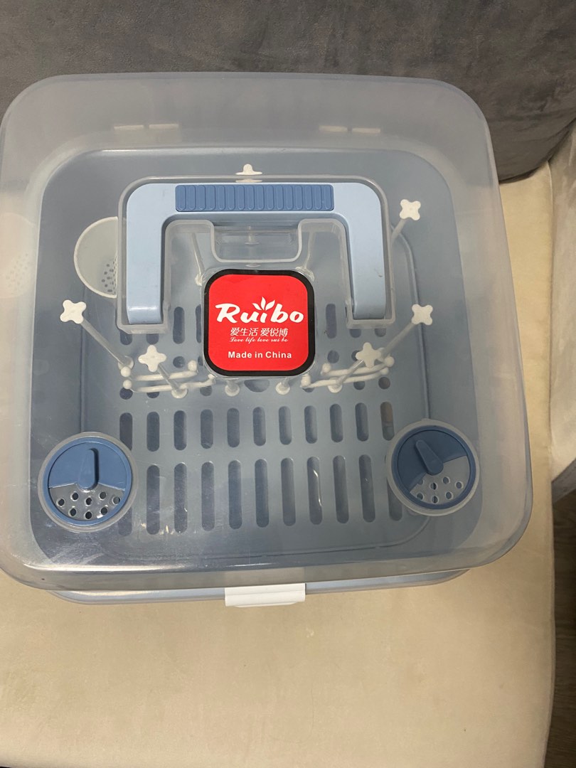 Baby milk bottle storage and drying rack, Babies & Kids, Nursing ...