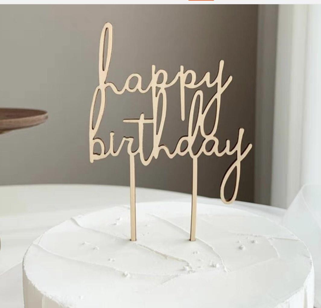 BIRTHDAY CAKE TOPPER / DECO, Hobbies & Toys, Stationery & Craft ...