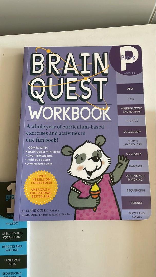 Brain Quest Workbook Pre-K / 1st Grade(T3731DS), 興趣及遊戲, 書本 & 文具, 小朋友書 ...