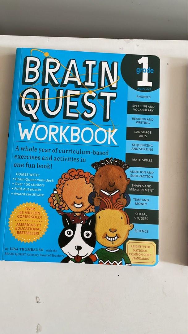 Brain Quest Workbook Pre-K / 1st Grade(T3731DS), 興趣及遊戲, 書本 & 文具, 小朋友書 ...