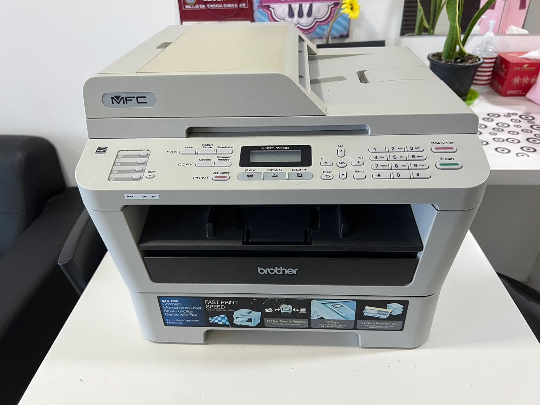 Brother Multifunction Laser Printer MFC 7360, Computers & Tech ...