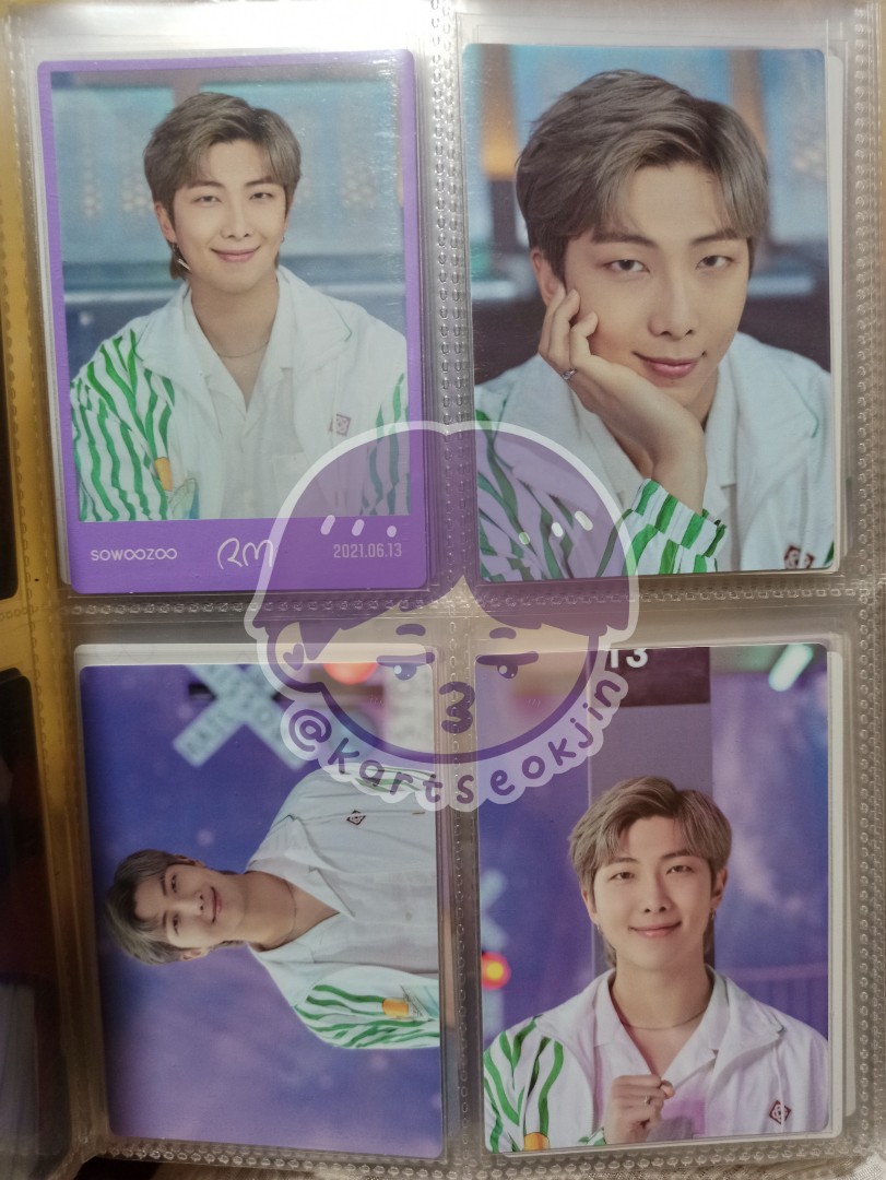 BTS Sowoozoo Mini Photocard Complete Set - Namjoon / RM SWZ, Hobbies ...