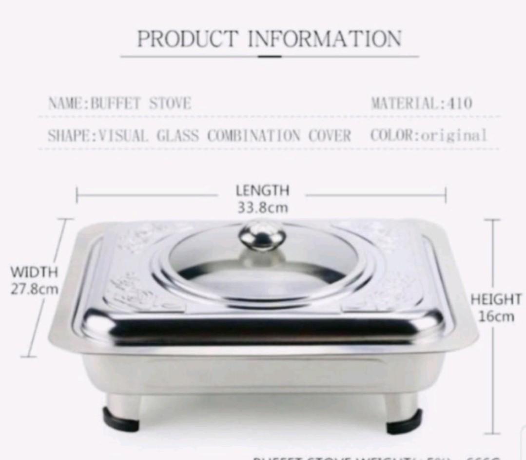 BUFFET EMBOSSED / BUFFET TRAY SET / BUFFET FOOD TRAY / SERVING TRAY ...