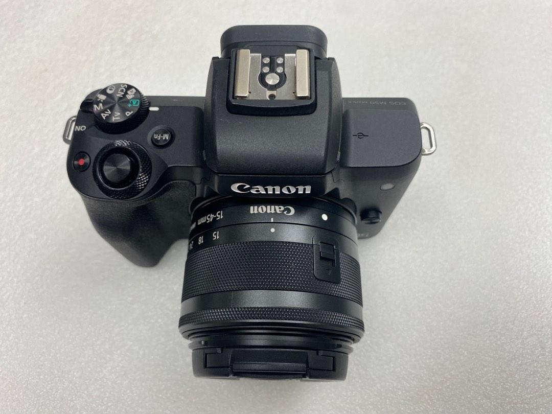 Canon M50 mark ii 15-45mm kit (shutter count: 5k) unregistered warranty ...