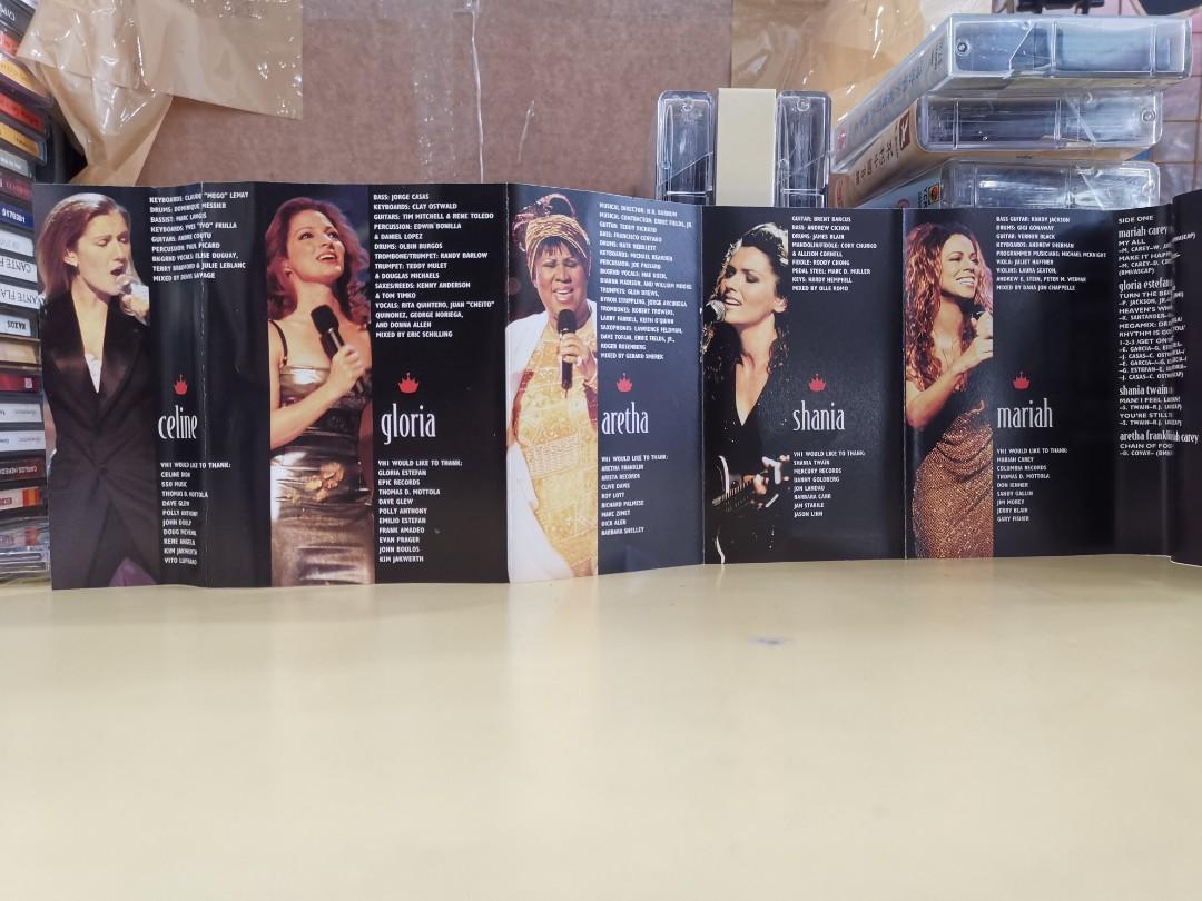 (Cassette) VH1 DIVAS LIVE Celine Dion Gloria Estefan Aretha Franklin ...