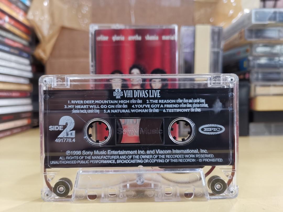 (Cassette) VH1 DIVAS LIVE Celine Dion Gloria Estefan Aretha Franklin ...