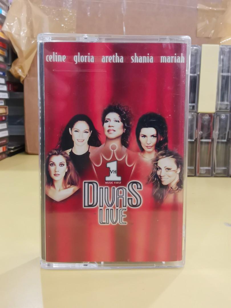 (Cassette) VH1 DIVAS LIVE Celine Dion Gloria Estefan Aretha Franklin Shania Twain Mariah Carey ...