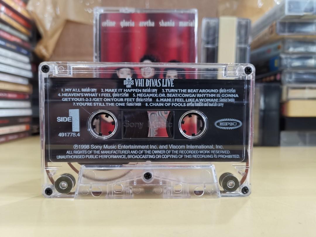 (Cassette) VH1 DIVAS LIVE Celine Dion Gloria Estefan Aretha Franklin ...