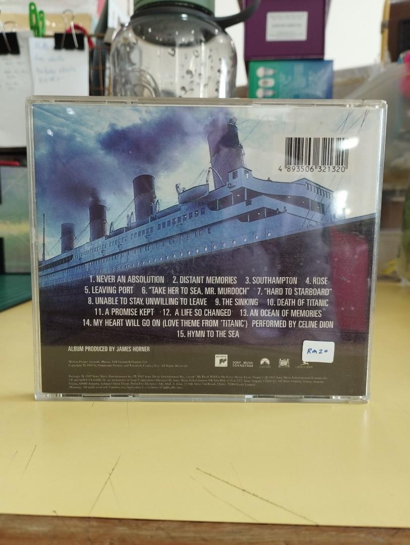 (CD) Titanic Music From The Motion Picture, Hobbies & Toys, Music ...
