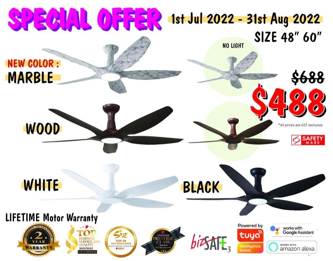 Ceiling Fan New Design, Furniture & Home Living, Home Decor, Other Home ...