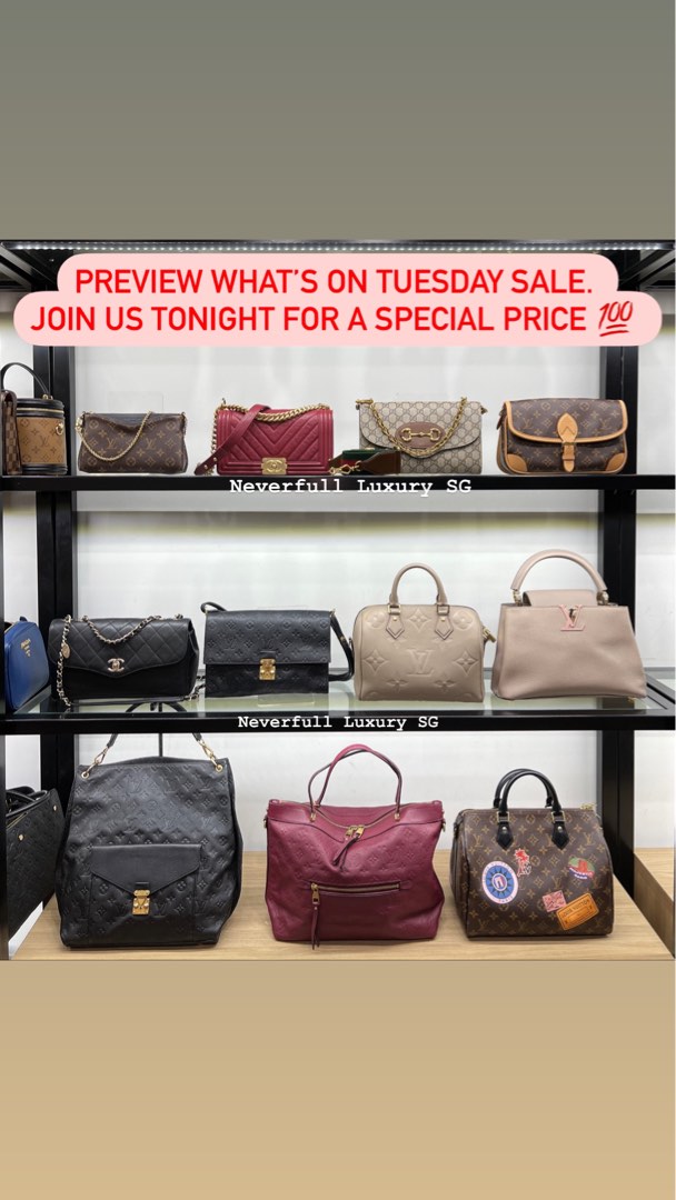 Chanel, LV and Prada Bag on Sale at Facebook Live Auction, Luxury, Bags ...
