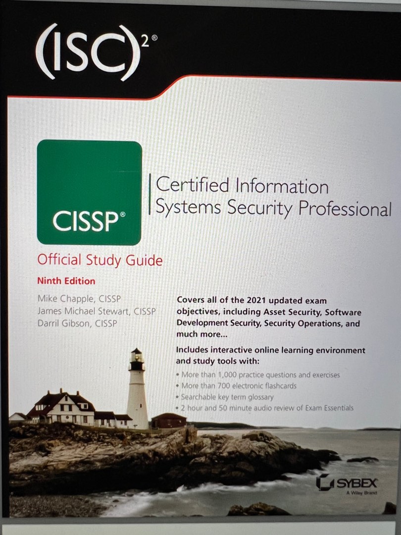 CISSP Official Study Guide 9th edition (soft copy), Hobbies & Toys, Books & Magazines, Textbooks ...