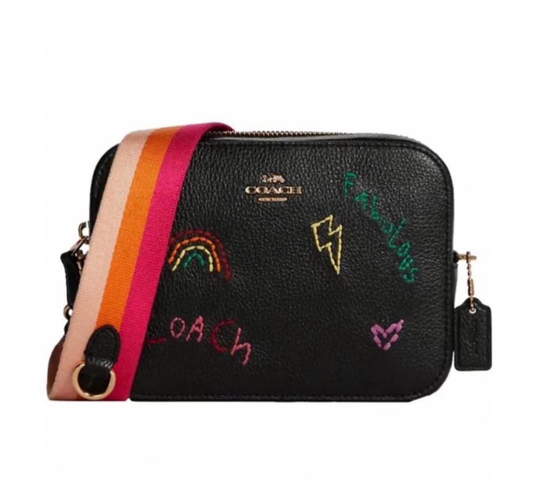 Coach Camera Bag With Rainbow Strap, Women's Fashion, Bags & Wallets ...
