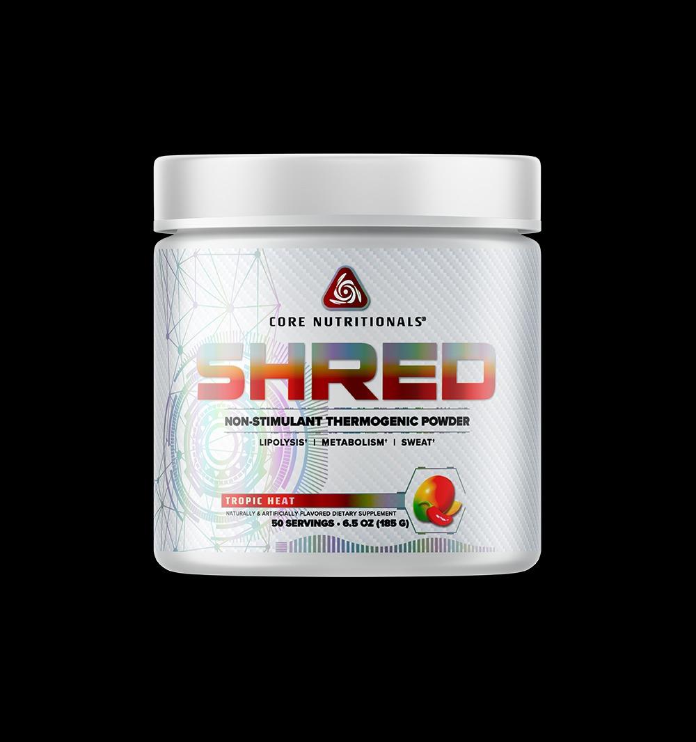 CORE SHRED Non-Stimulant Thermogenic Powder, Health & Nutrition, Health ...