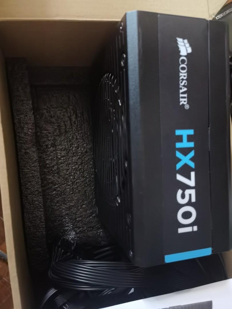 Corsair hx750i psu atx smart power supply platinum, Computers & Tech ...