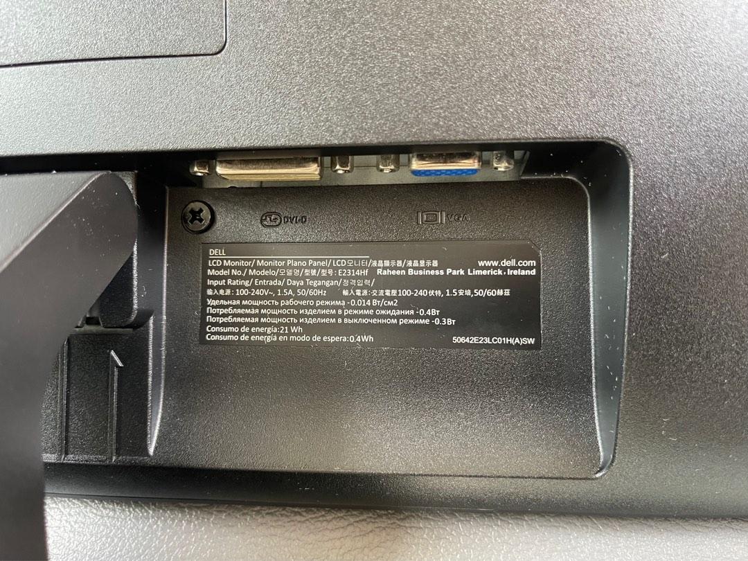 Dell E2314HF 1920 x 1080 Resolution 23" WideScreen LCD Flat Panel ...