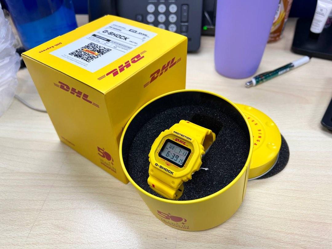 DHL 50th Anniversary Casio Watch + Lego Set, Hobbies & Toys ...
