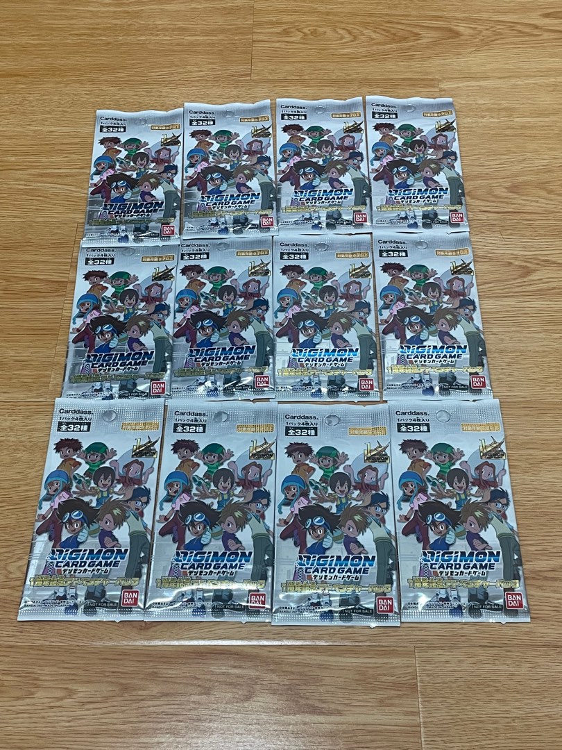 Digimon 1st year anniversary adventure packs, Hobbies & Toys, Toys ...