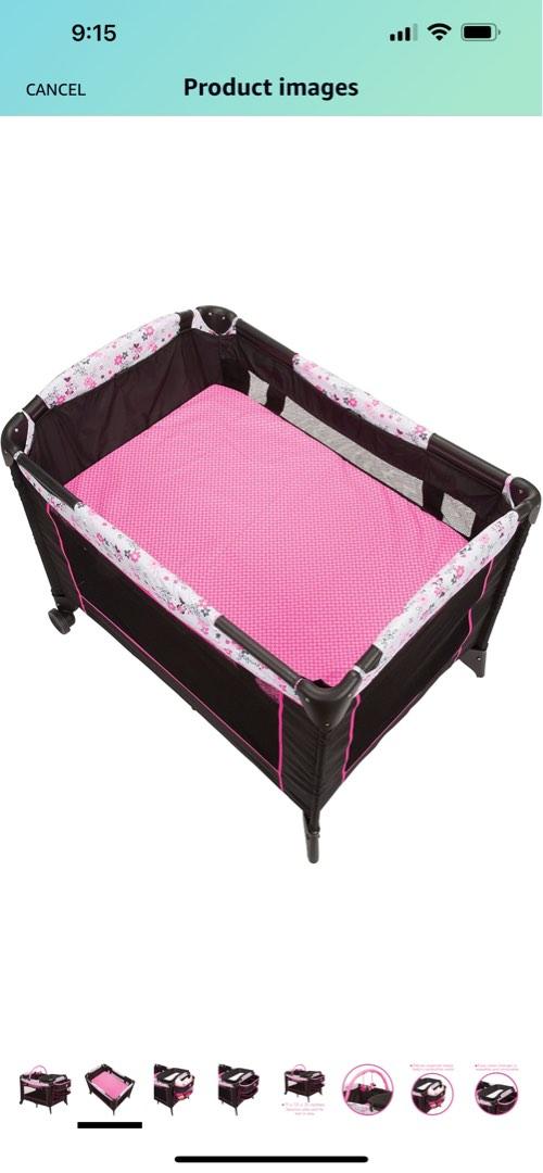 Disney Baby Minnie Mouse Sweet Wonder Playpen cum Cot with Carry Bag ...