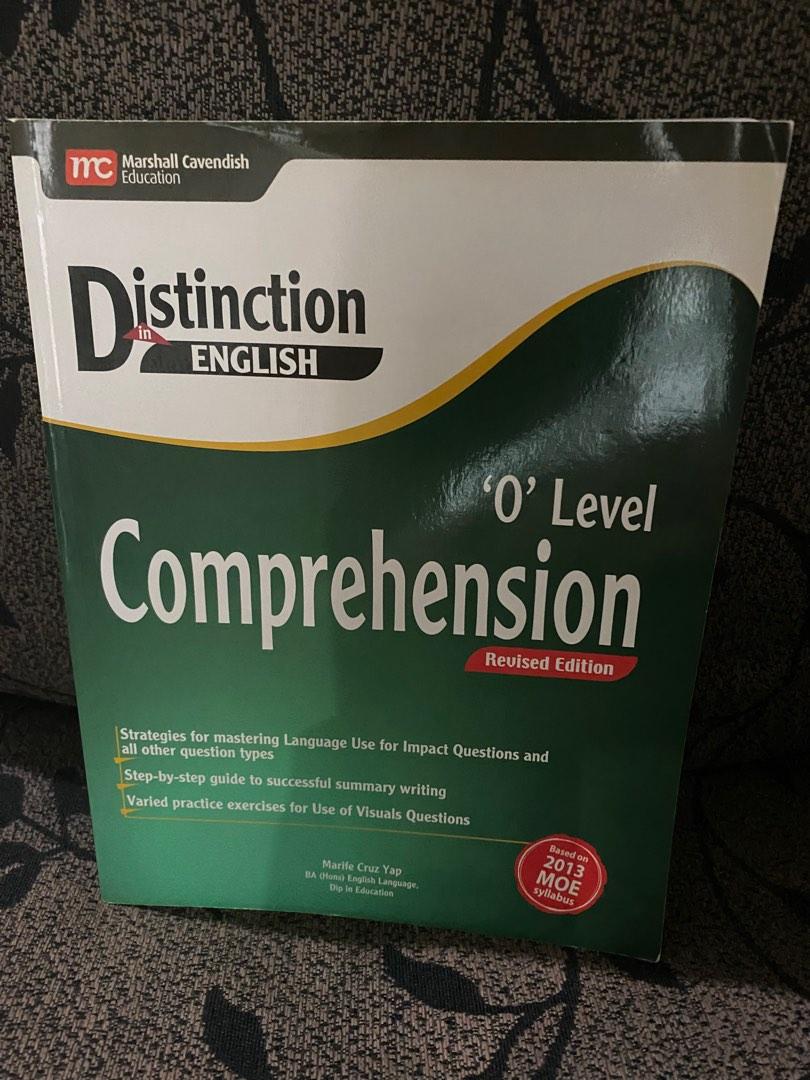 Distinction In English ‘O’ level Comprehension, Hobbies & Toys, Books ...