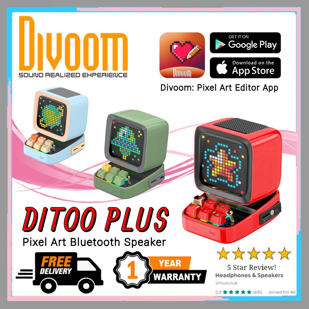 Divoom Ditoo Plus, Mobile Phones & Gadgets, Other Gadgets on Carousell
