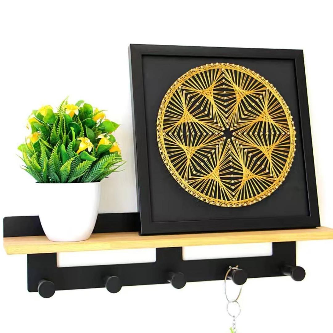 DIY nail string art abstract designs, Hobbies & Toys, Stationery ...