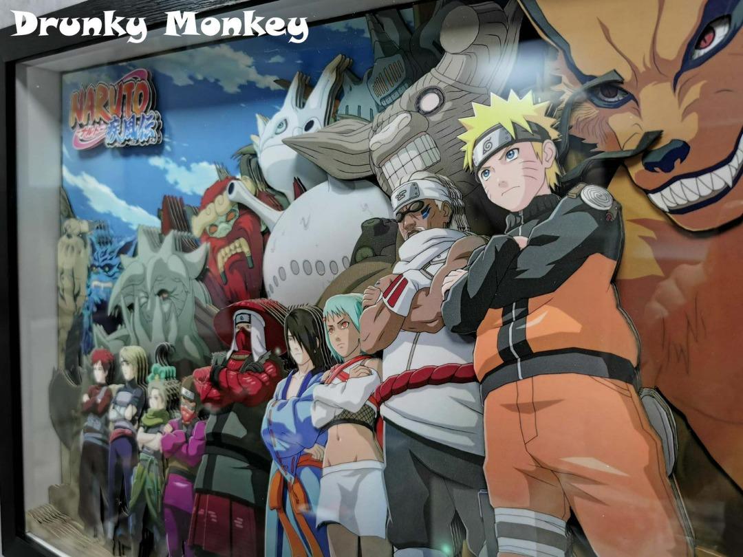 Drunky Monkey - Tails Beast & Jinchuriki Frame, Hobbies & Toys, Toys ...