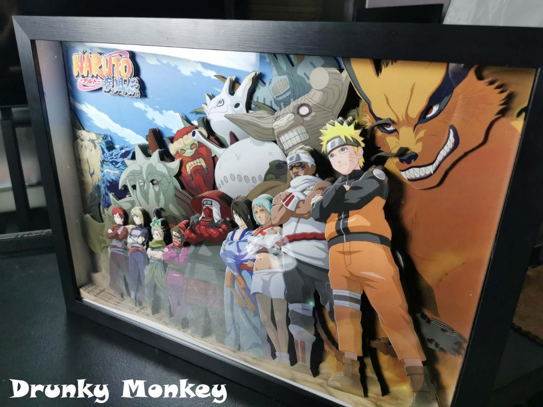 Drunky Monkey - Tails Beast & Jinchuriki Frame, Hobbies & Toys, Toys ...
