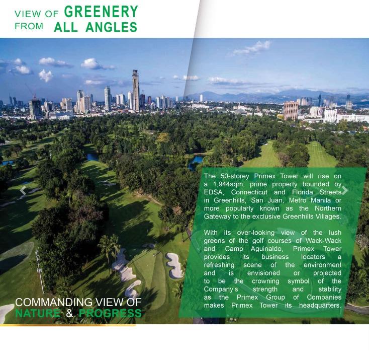 EDSA Office Space FOR SALE Primex Tower along EDSA Greenhills San Juan ...