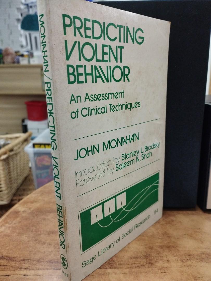 (ENG) Predicting Violent Behavior, Hobbies & Toys, Books & Magazines ...