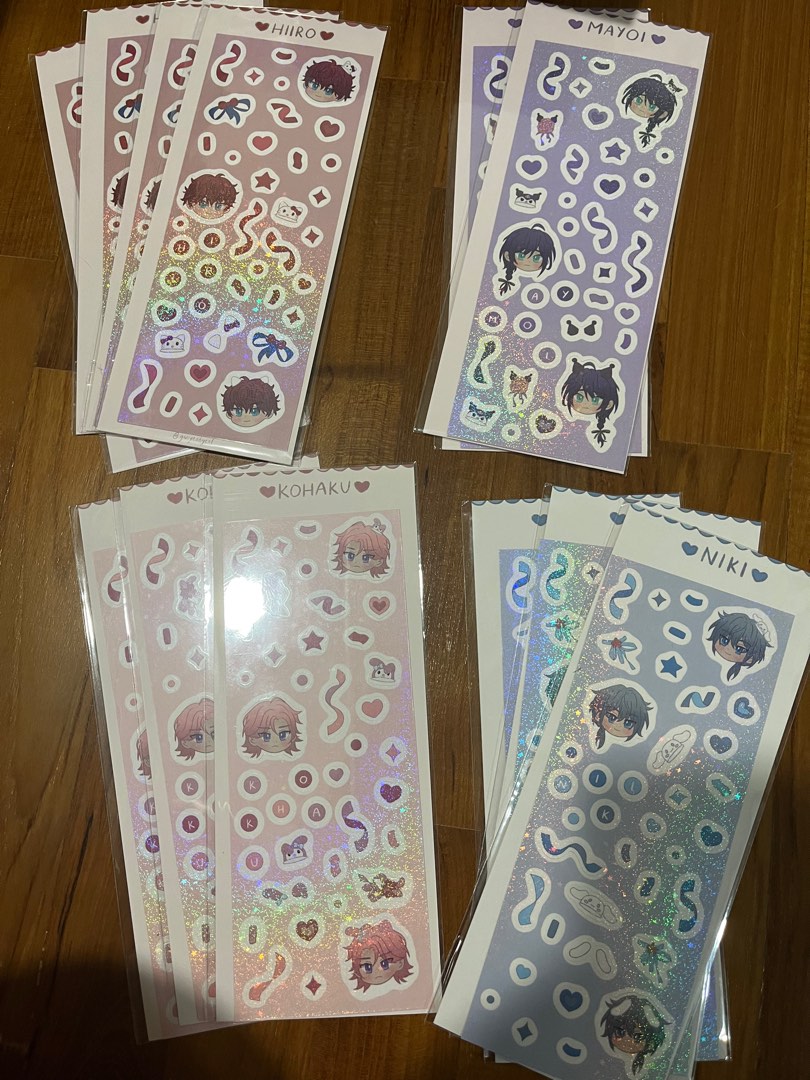 ensemble stars enstars x sanrio fanart sticker sheet, Hobbies & Toys ...